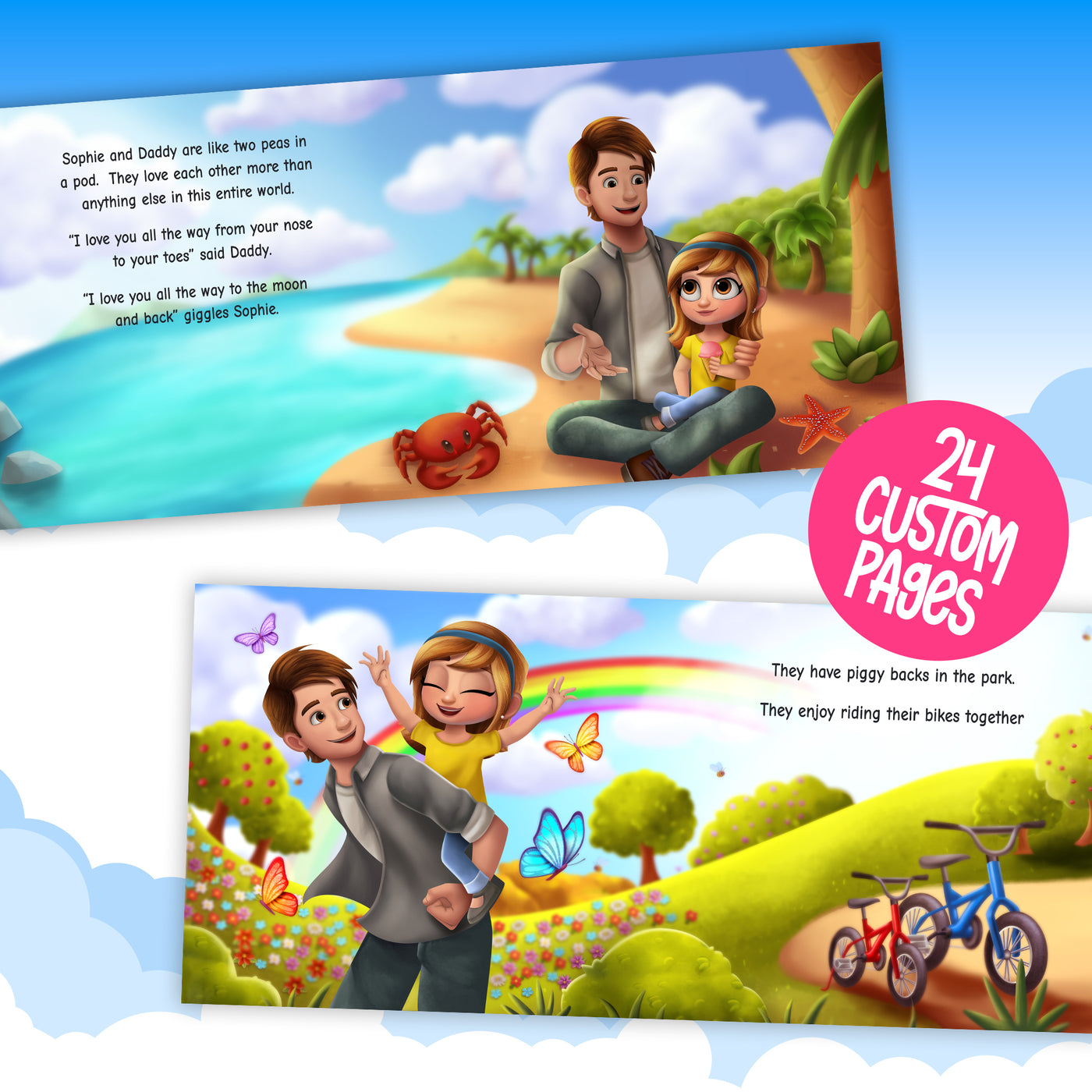 I love my Dad Personalized Story Book for Dad | Fathers Day Gift ...