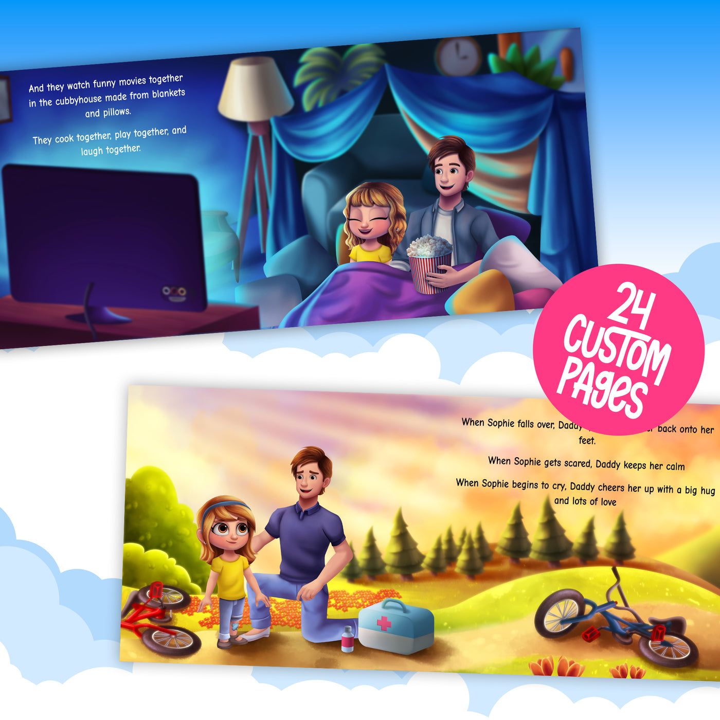 I love my Dad Personalized Story Book for Dad | Fathers Day Gift ...