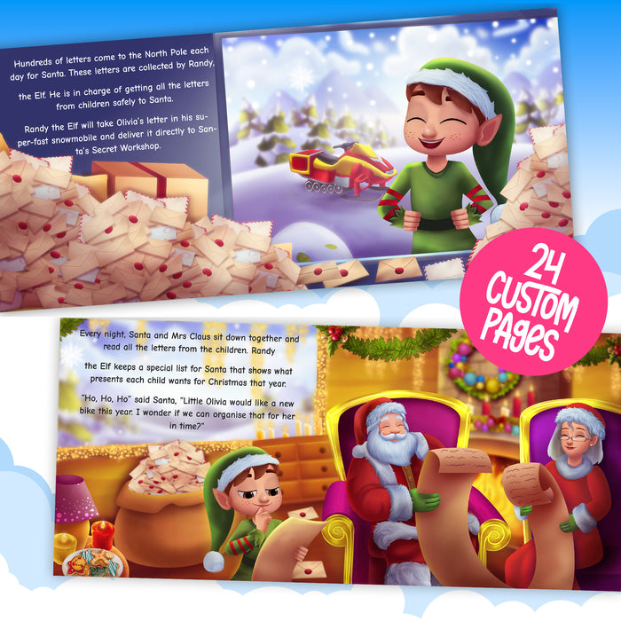 Personalized Christmas Children's Book letter to Santa. — Story Bug