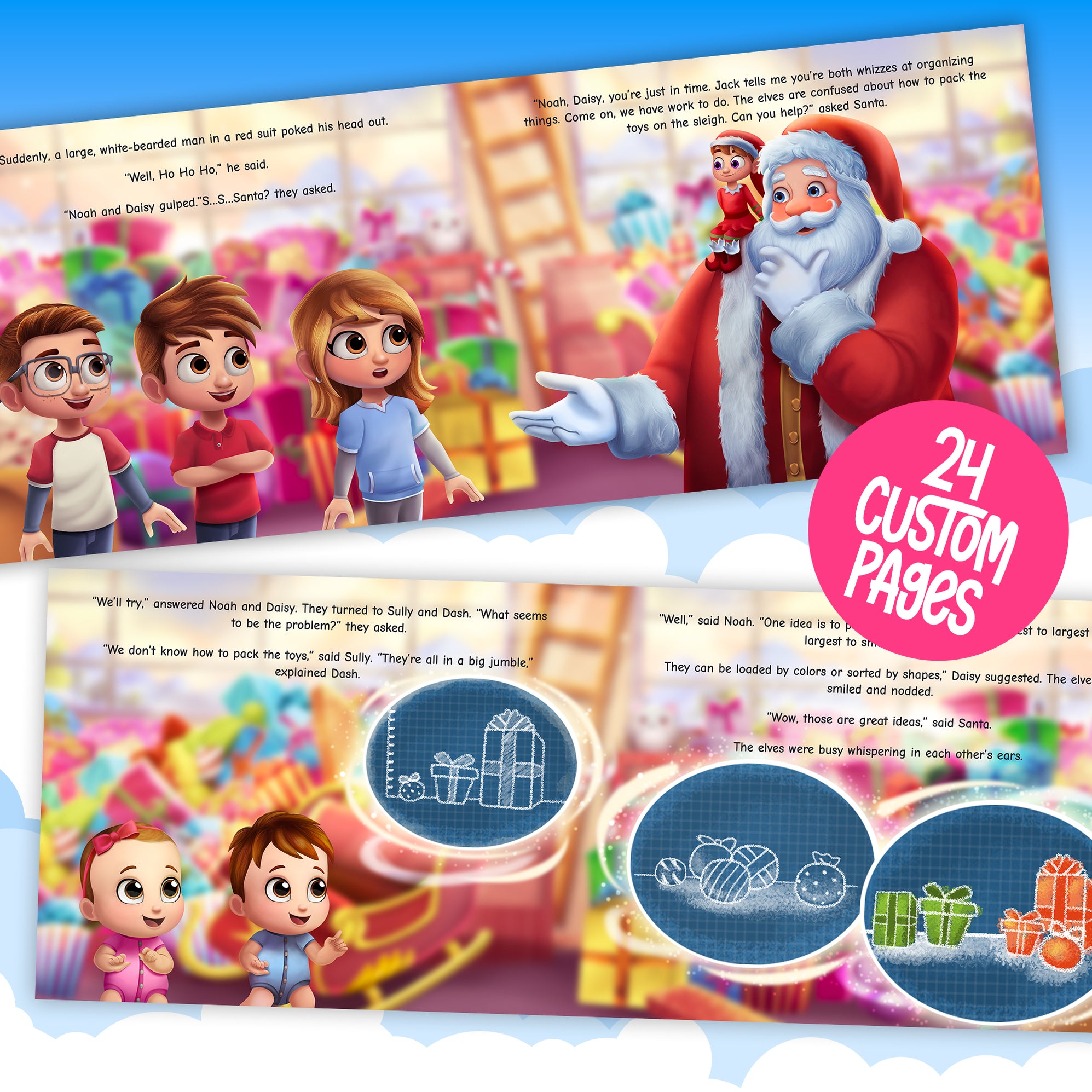 Elf Adventure Personalized Baby Book | Personalized Christmas Gift Book ...