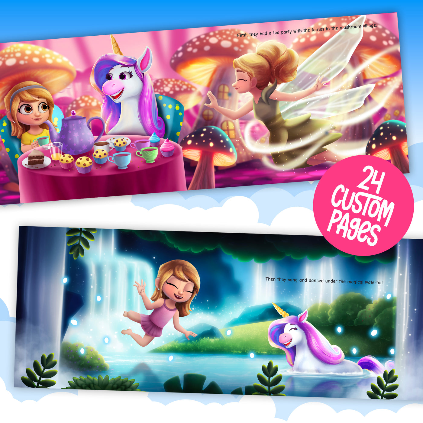 Personalized magical unicorn storybook gift for girls — Story Bug
