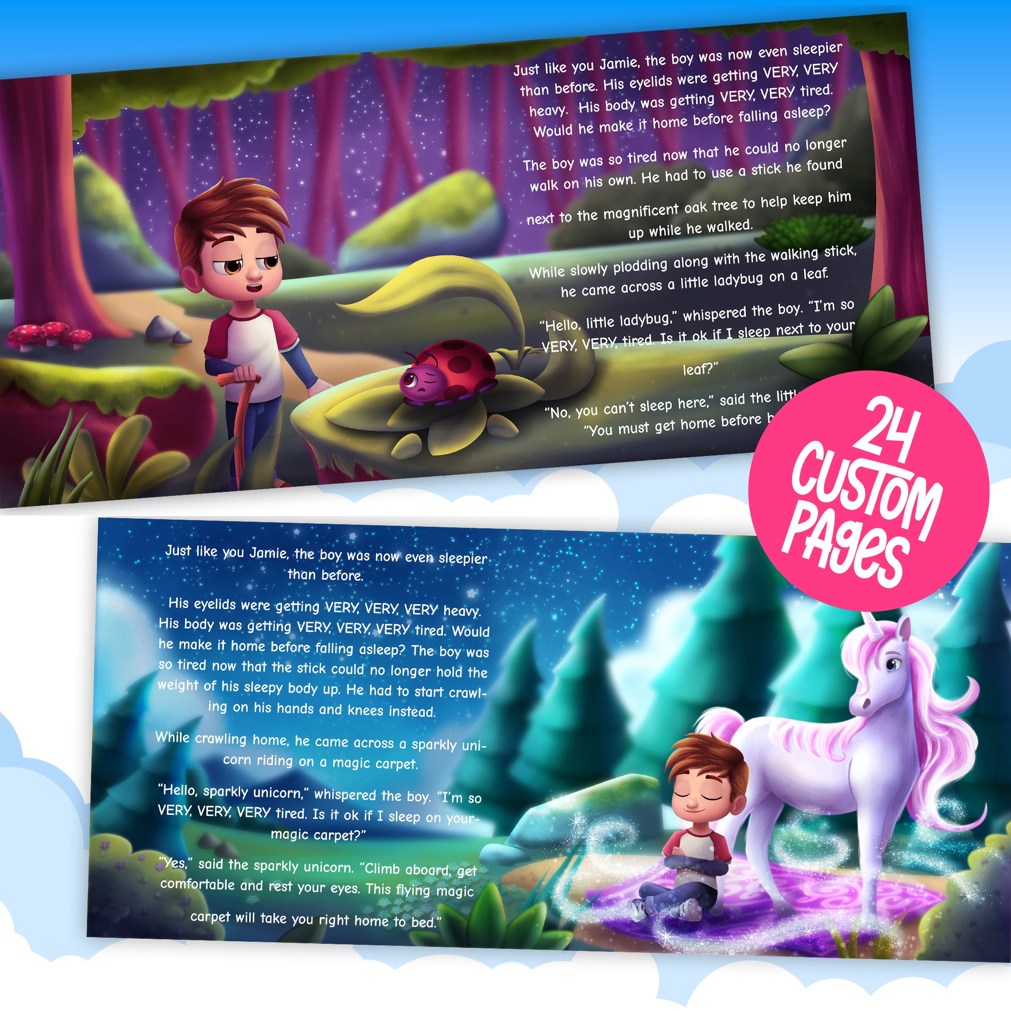 Personalised Bedtime Story Book — Story Bug