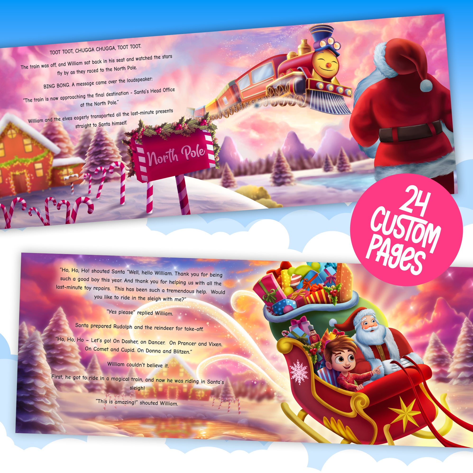 Santa Express Personalised Story Book — Story Bug