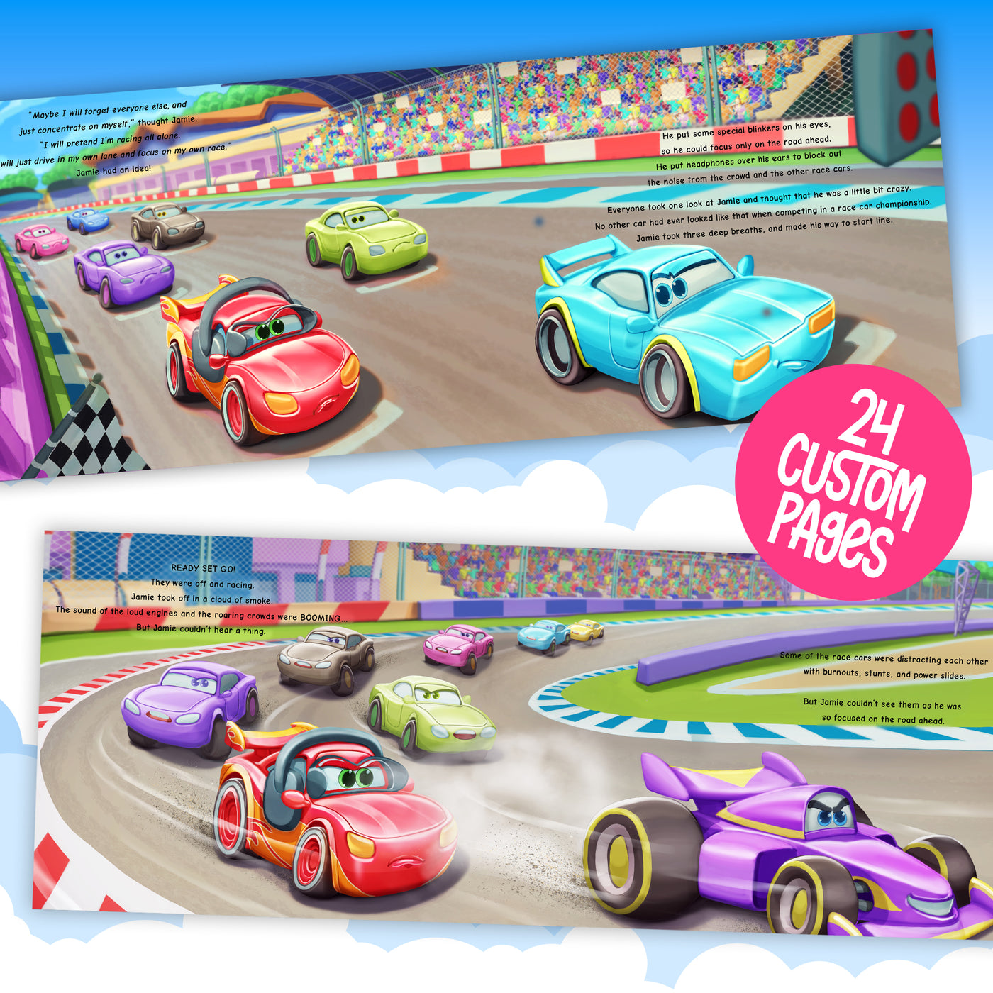 Personalized Story Books The Great Car Race Boys Personalized Car Book personalized-story-books-the-great-car-race-boys-personalized-car-book