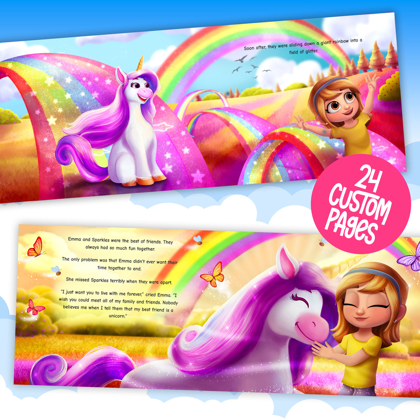 Personalized magical unicorn storybook gift for girls — Story Bug