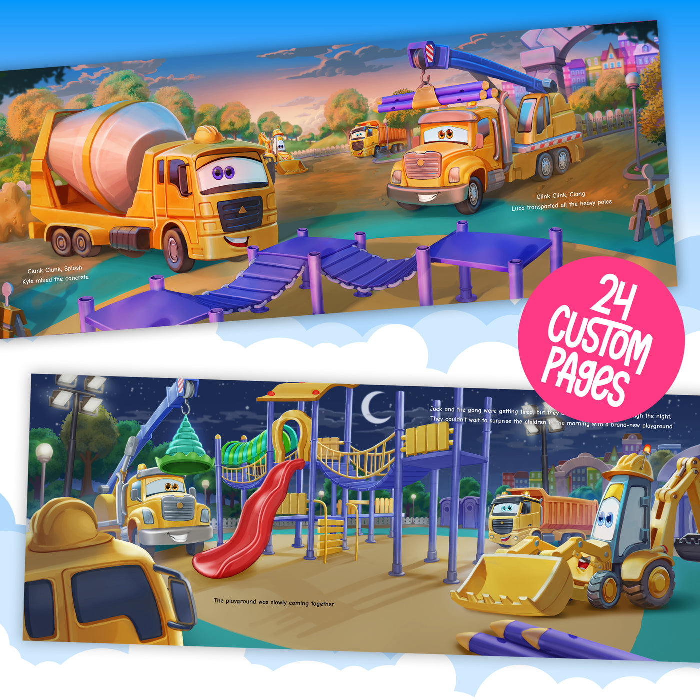 Personalized Story Book The Little Digger | Digger Kids Book — Story Bug