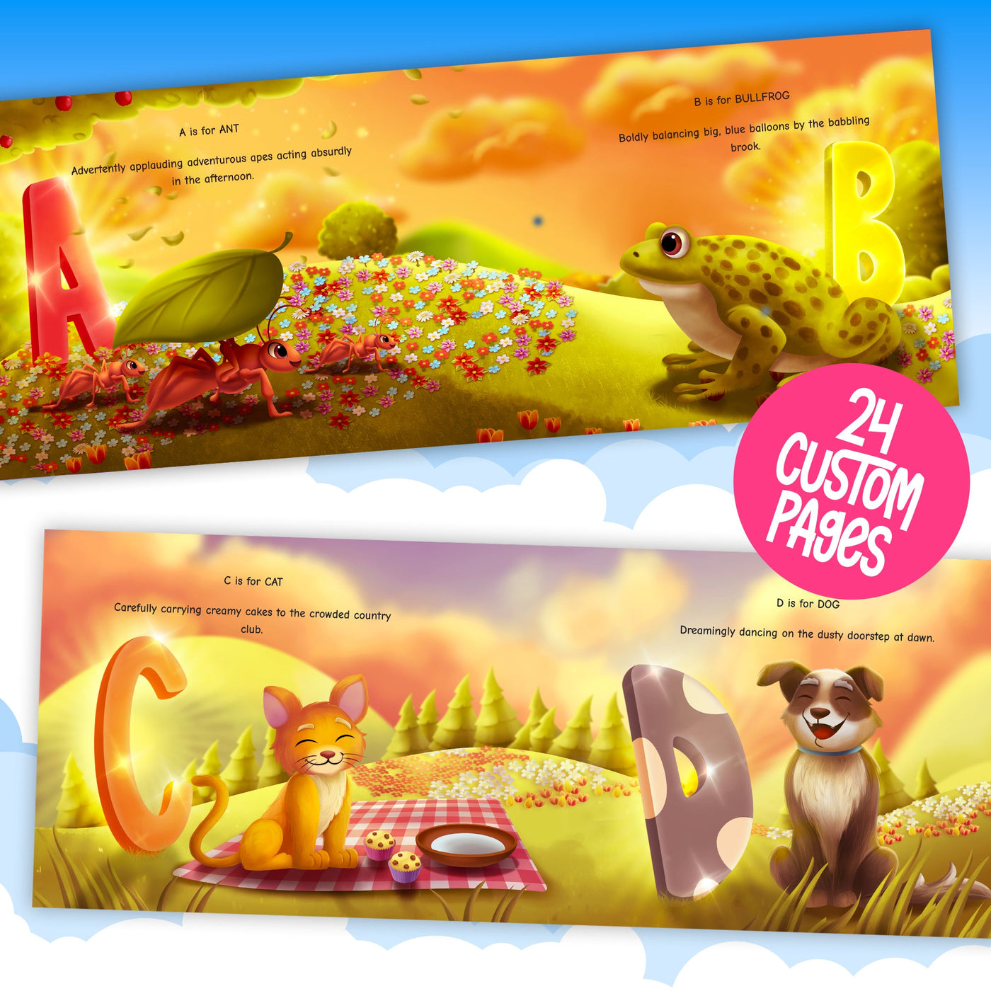 Alphabet Letter Name Personalized Story Book — Story Bug