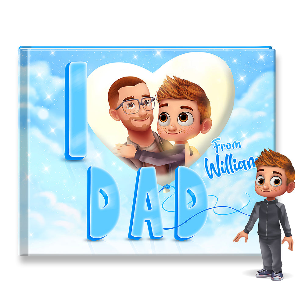 I love my Dad Personalized Story Book for Dad | Fathers Day Gift ...