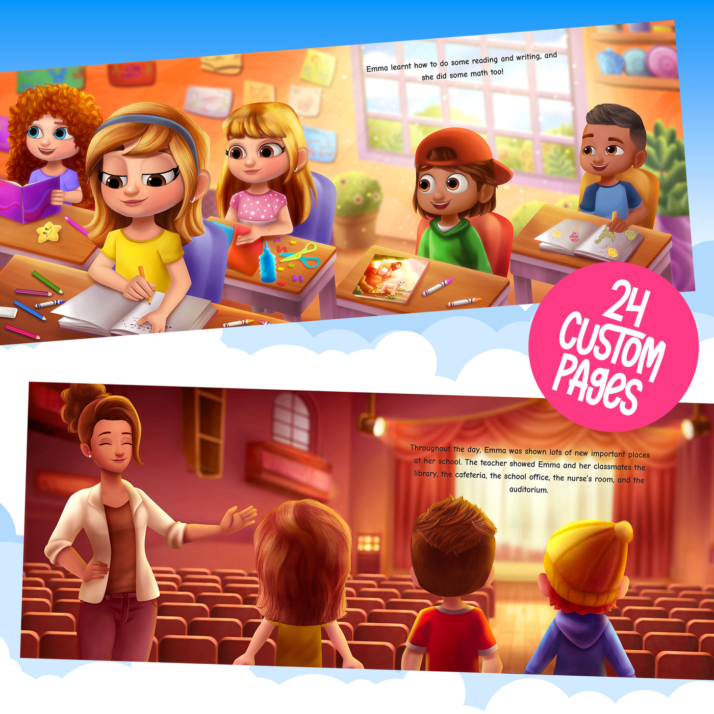 First Day of School Personalized Story Book — Story Bug