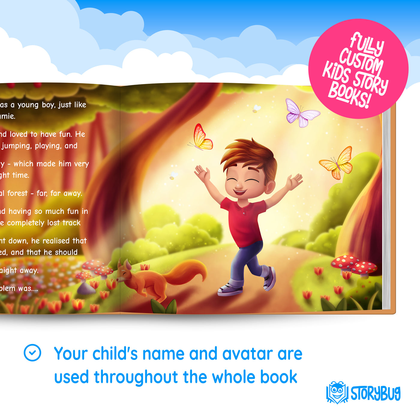 Personalised Bedtime Story Book — Story Bug