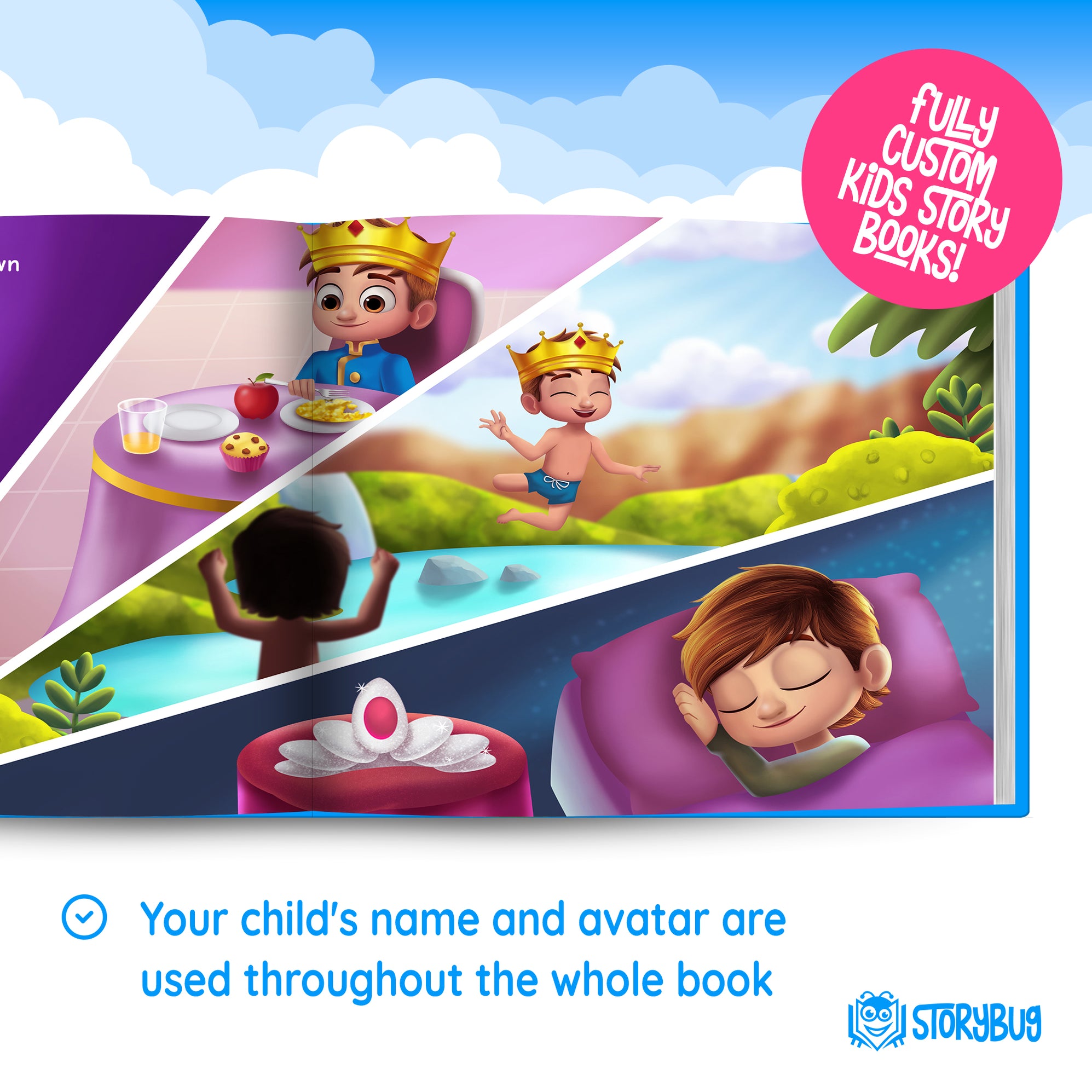 Little Prince Personalised Story Book For Boys — Story Bug