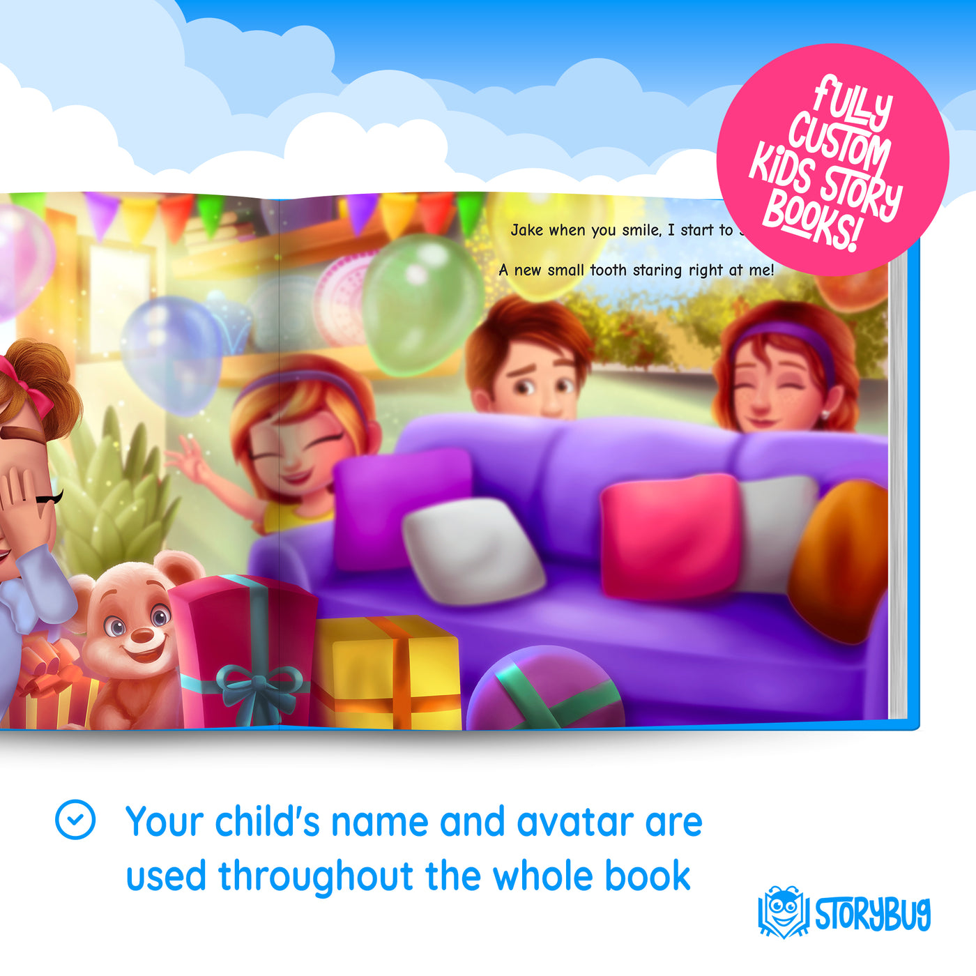 Personalised first birthday storybook | First Birthday gift — Story Bug