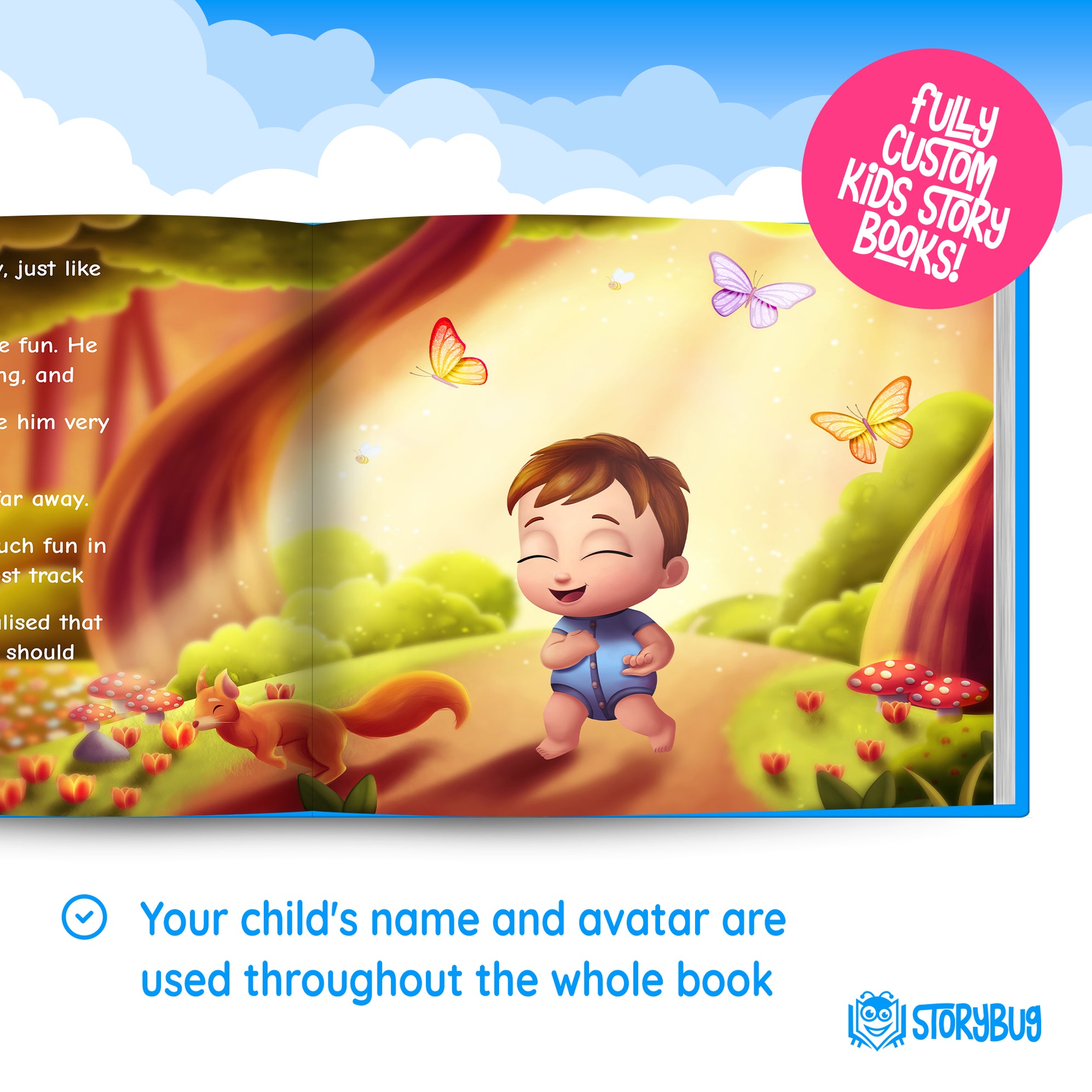 It's Bedtime Personalized Baby Book — Story Bug