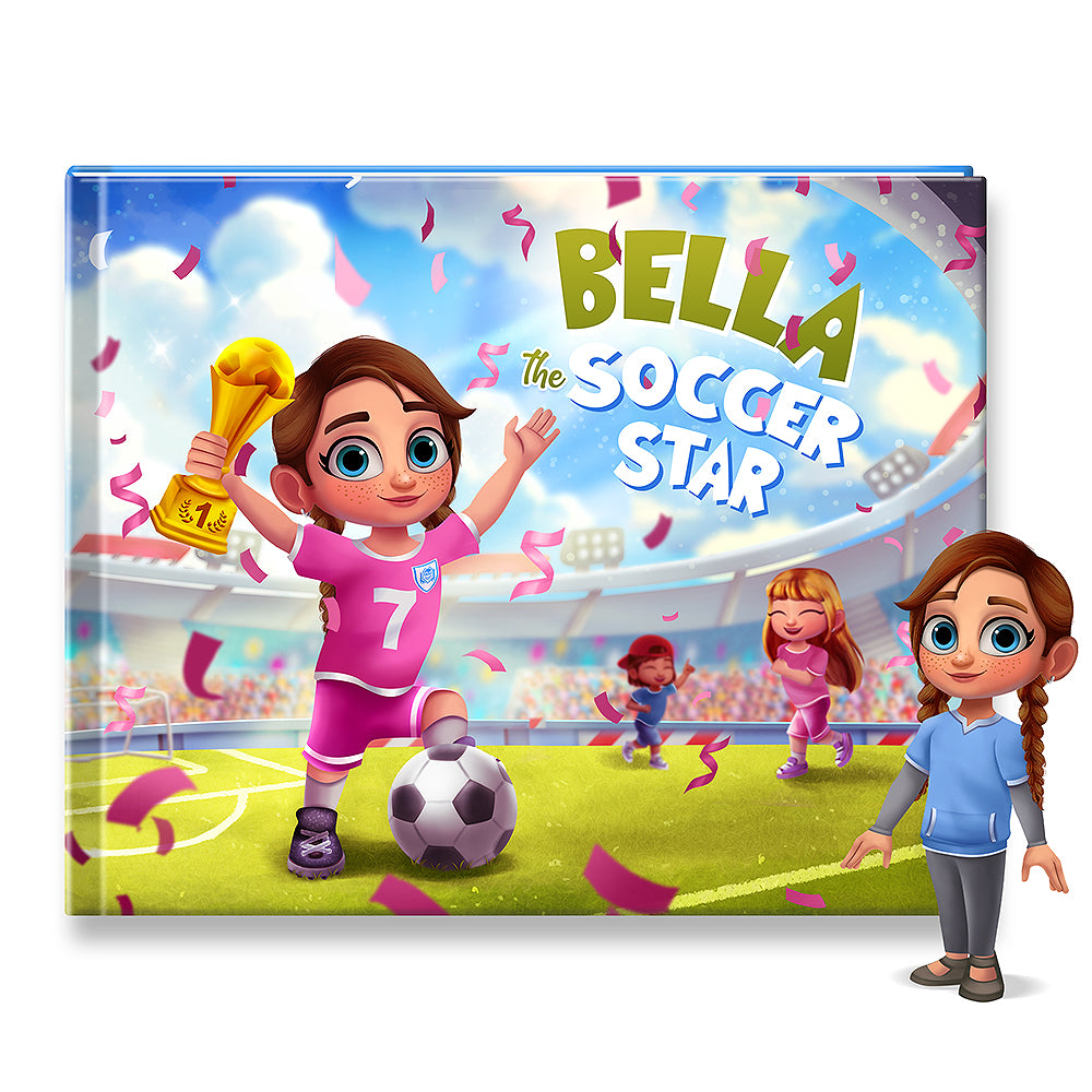 Soccer Star Personalized Story Book — Story Bug