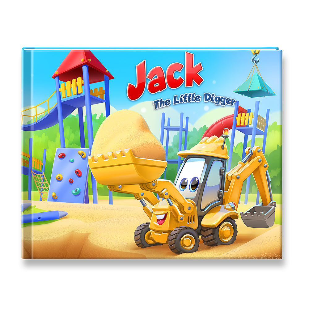 Personalized Story Book The Little Digger | Digger Kids Book — Story Bug