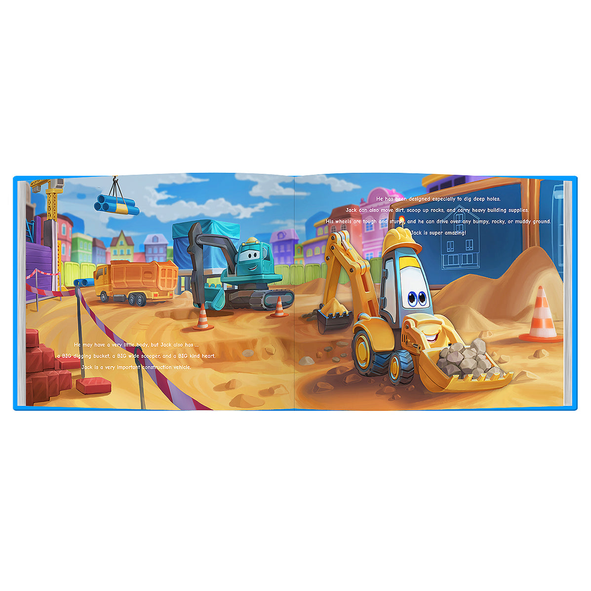 Personalized Story Book The Little Digger | Digger Kids Book — Story Bug