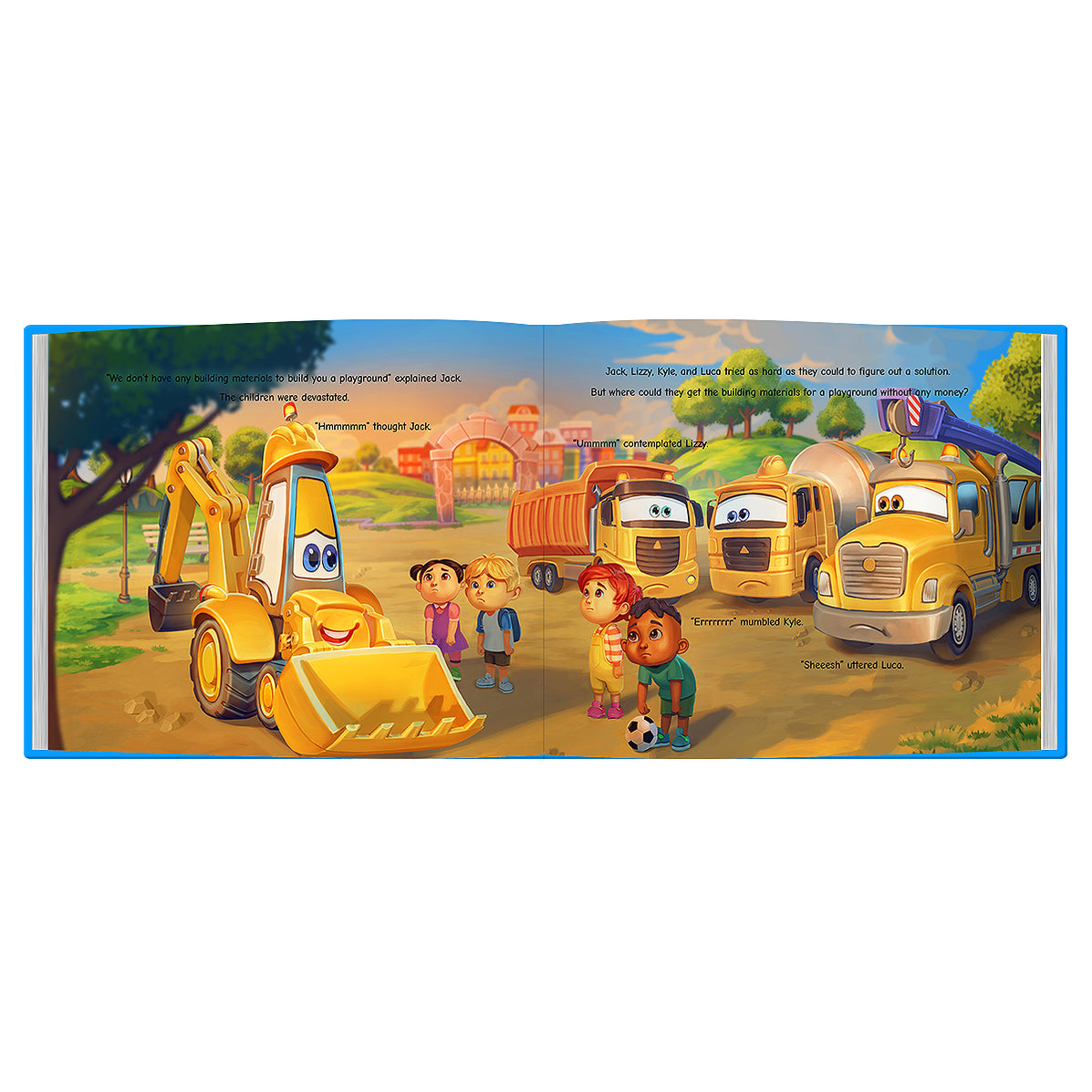 Personalized Story Book The Little Digger | Digger Kids Book — Story Bug